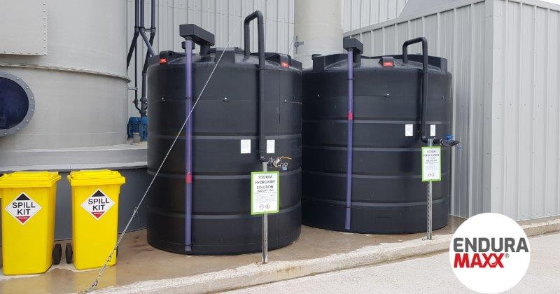 Chemical Tanks for Abattoir Wastewater - Enduramaxx Ltd
