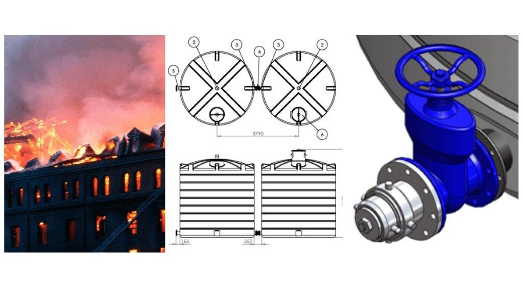 Fire Brigade Fittings for Fire Water Tanks