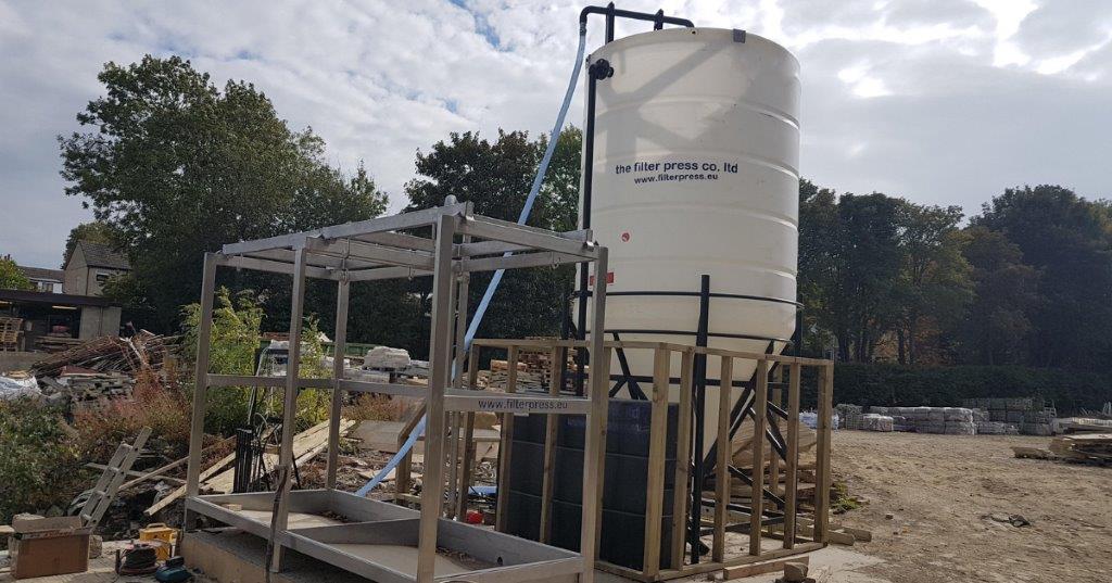 Solids Removal & Separation Tanks For Screens & Filter Press